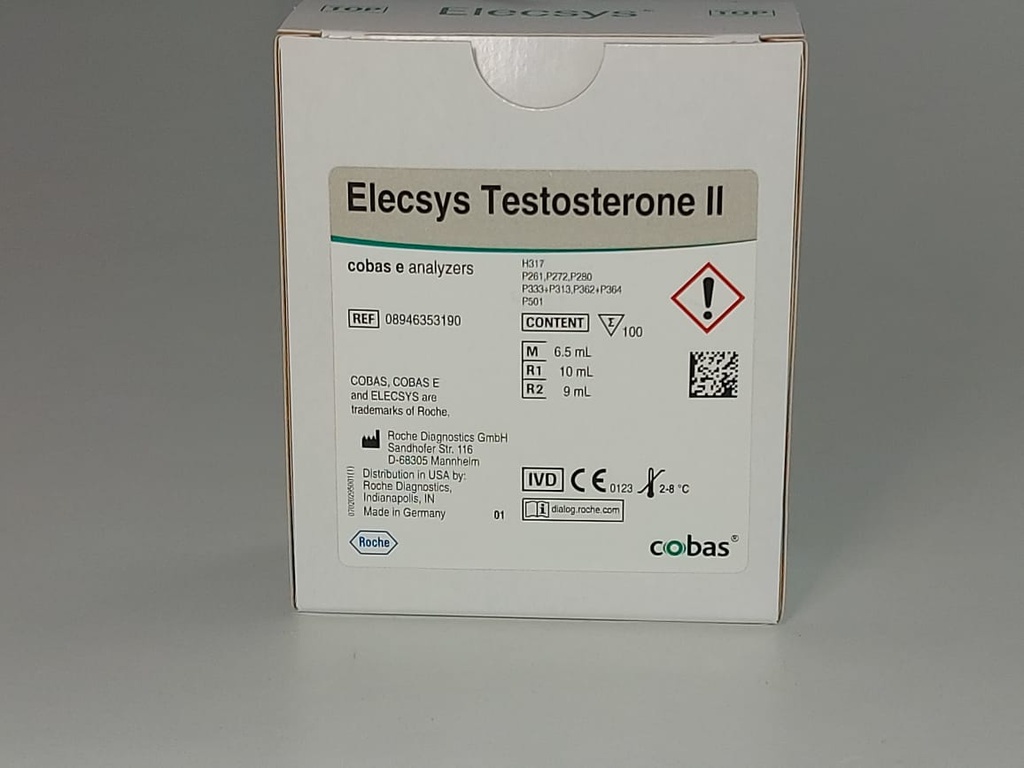 ROCHE ELECSYS TESTOSTERONE II (100 Test) | Aldeal Lab-Tech Limited