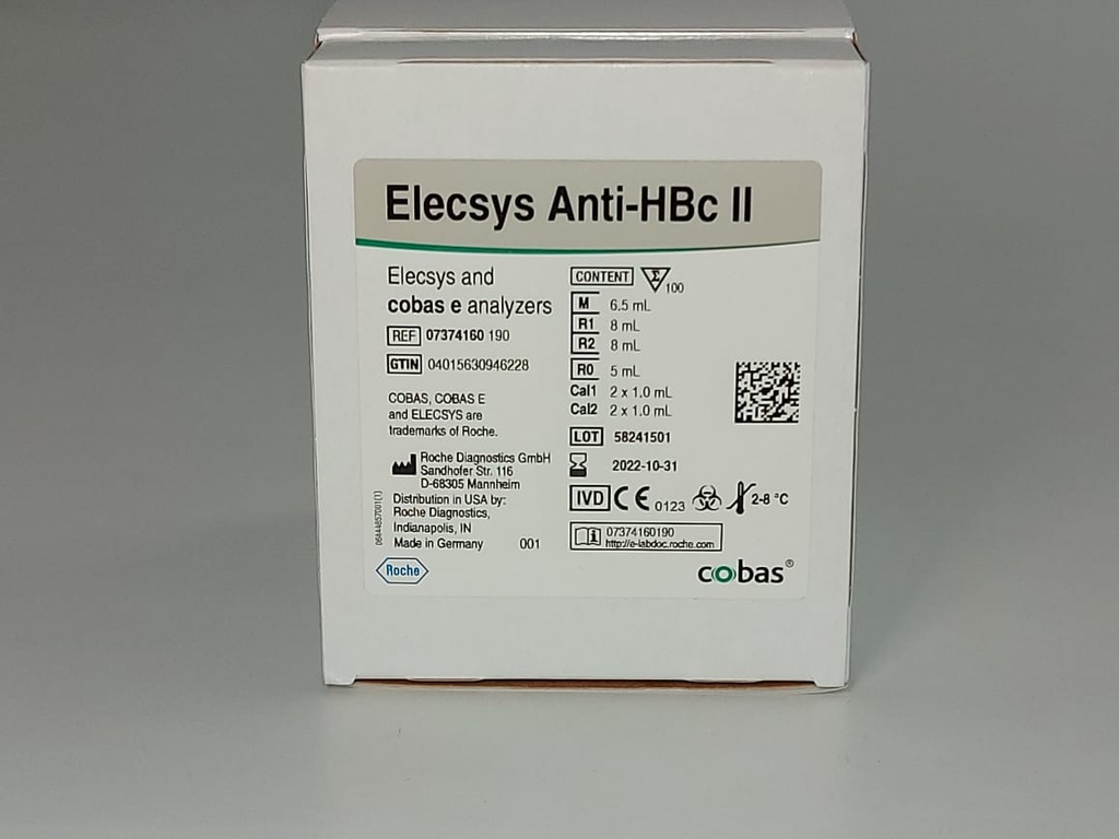 ROCHE ELECSYS Anti-HBc II (+ Cal) (100 Test) | Aldeal Lab-Tech Limited