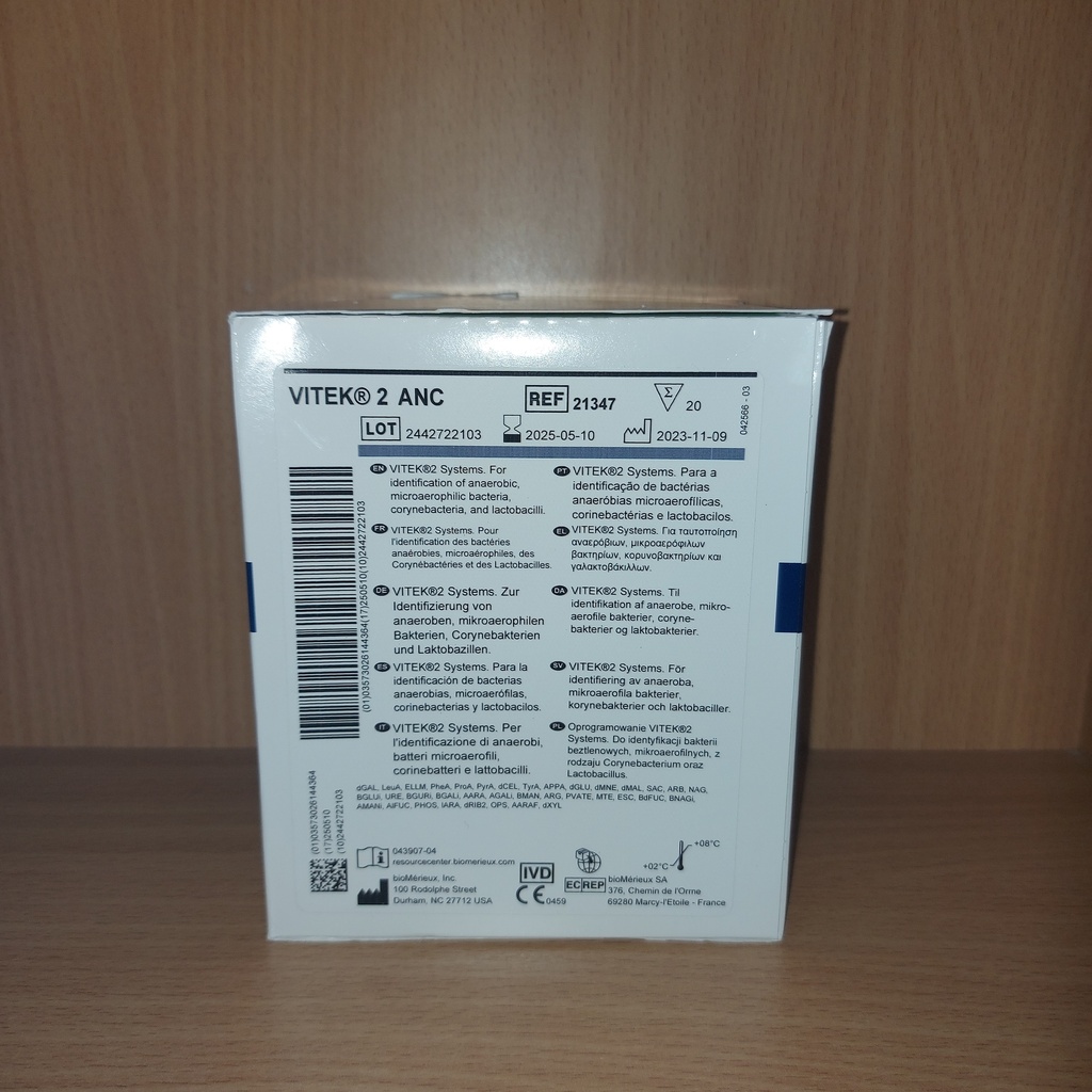 VITEK 2 ANC TEST KIT (20 CARDS) | Aldeal Lab-Tech Limited