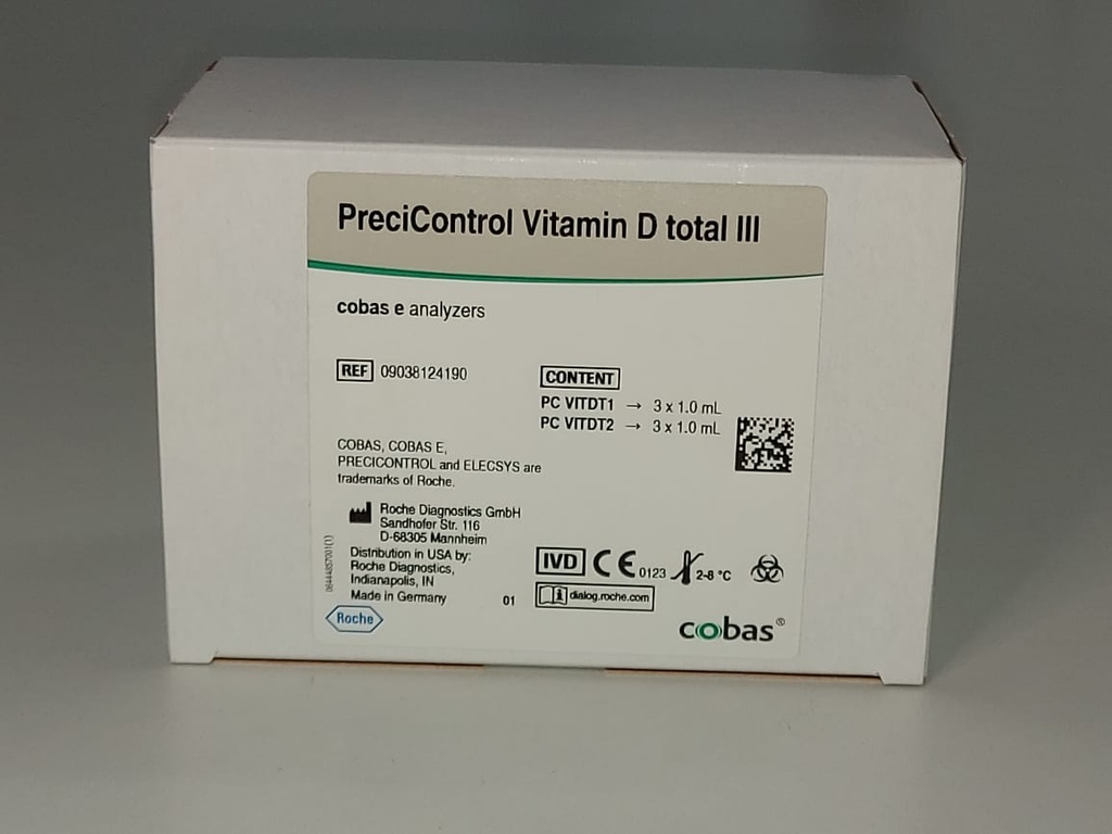 ROCHE ELECSYS PRECICONTROL VITAMIN D III (6X1ml) NEW | Aldeal Lab-Tech ...